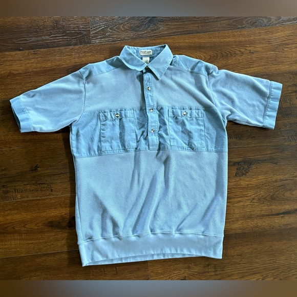 Norm Thompson | Shirts | Vtg Norm Thompson Shirt Mens Large Blue Polo ...
